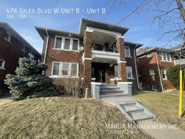 1 BR, 1 BA Apartment 476 Giles Blvd W Unit B, Windsor, ON N9A 6H6