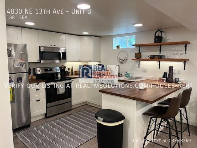1 BR, 1 BA Apartment 4830 NE 13th Ave, Portland, OR 97211