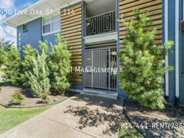 1 BR, 1 BA Apartment 4950 Live Oak St Dallas, TX 75206