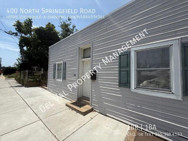 1 BR, 1 BA Apartment 400 North Springfield Road, Clifton Heights, PA 19018