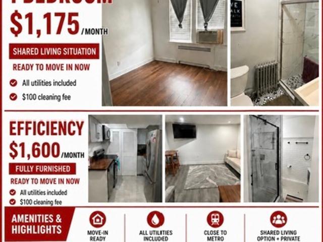 1 BR, 1 BA Apartment 4026 7th St NE, Unit 1, Washington, DC 20017
