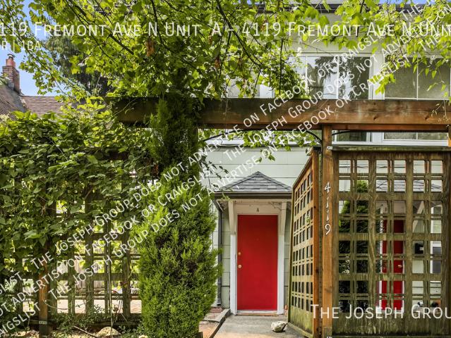 1 BR, 1 BA Apartment 4119 Fremont Ave N Unit A, Seattle, WA 98103