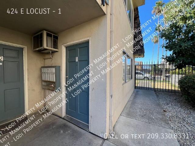 1 BR, 1 BA Apartment 424 E LOCUST, LODI, CA 95240
