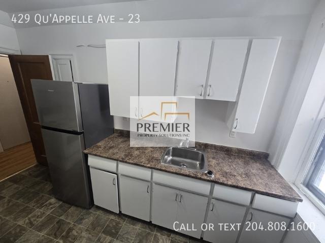 1 BR, 1 BA Apartment 429 Qu'Appelle Ave, Winnipeg, MB R3B 1X4