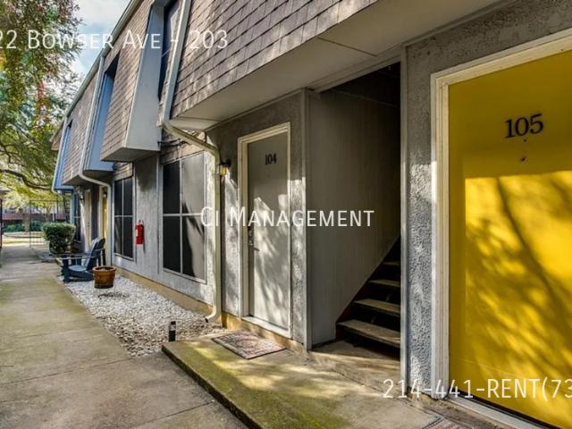 1 BR, 1 BA Apartment 4322 Bowser Ave, Dallas, TX 75219