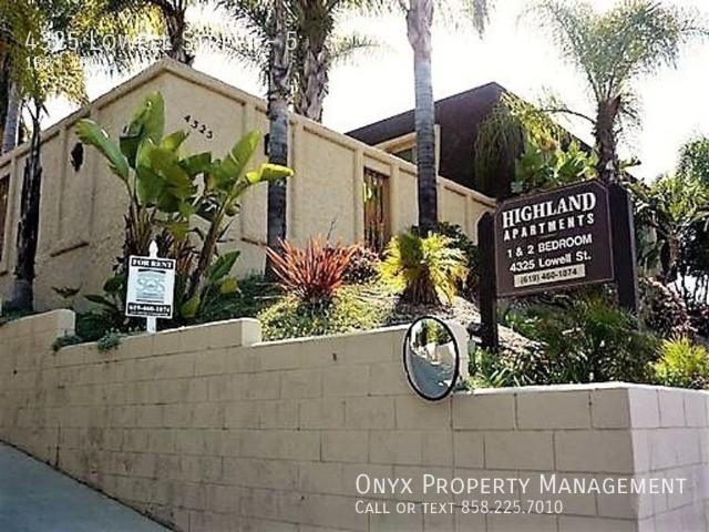 1 BR, 1 BA Apartment 4325 Lowell Street, La Mesa, CA 91941