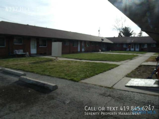 1 BR, 1 BA Apartment 4337 Hill, Toledo, OH 43607
