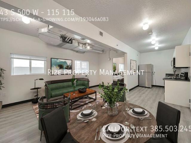 1 BR, 1 BA Apartment 543 S 500 W, Salt Lake City, UT 84010