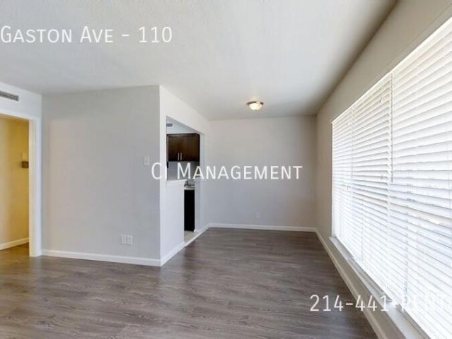 1 BR, 1 BA Apartment 5425 Gaston Ave, Dallas, TX 75214