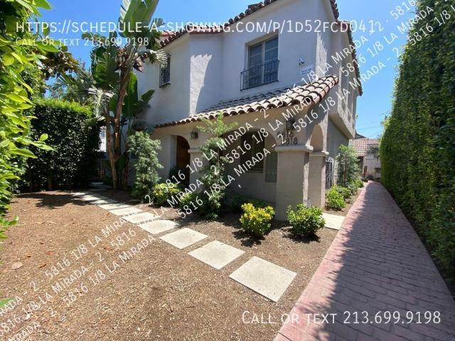 1 BR, 1 BA Apartment 5816 1/8 La Mirada, Los Angeles, CA 90038