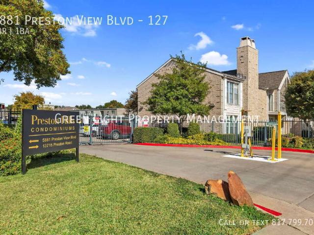 1 BR, 1 BA Apartment 5881 Preston View Blvd, Dallas, TX 75240