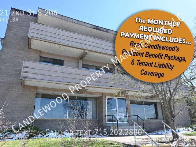 1 BR, 1 BA Apartment 521 2nd St S 206, Wisconsin Rapids, WI 54494