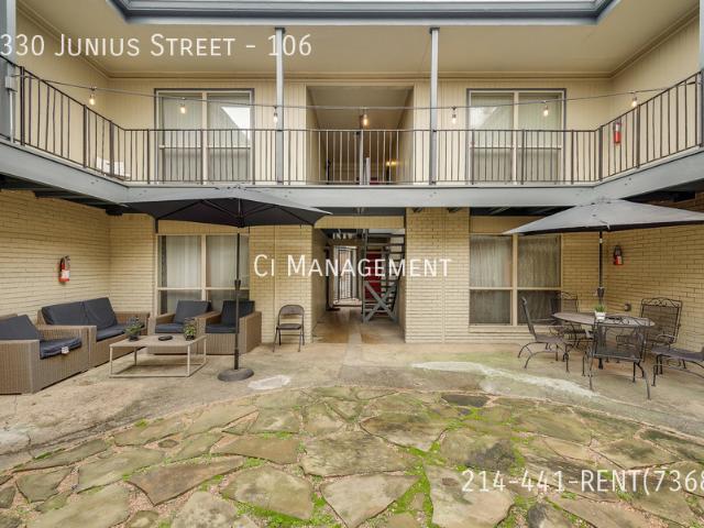 1 BR, 1 BA Apartment 5330 Junius Street, Dallas, TX 75214