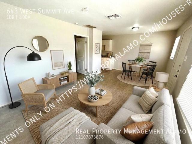 1 BR, 1 BA Apartment 643 West Summit Ave, San Antonio, TX 78212