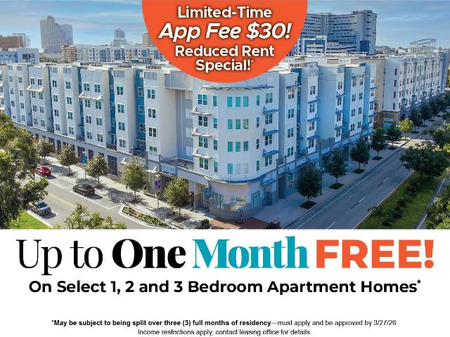 1 BR, 1 BA Apartment 659 W Amelia Street Unit 525, Orlando, FL 32801