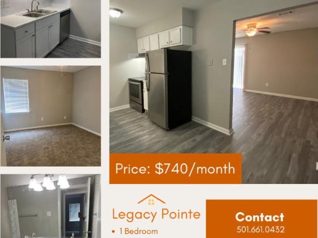 1 BR, 1 BA Apartment 6838 Cantrell Road Unit L26, Little Rock, AR 72207