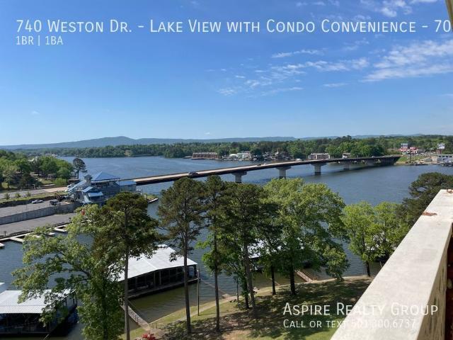1 BR, 1 BA Apartment 740 Weston Dr. Lake View with Condo Convenience, Hot Springs, AR 71913