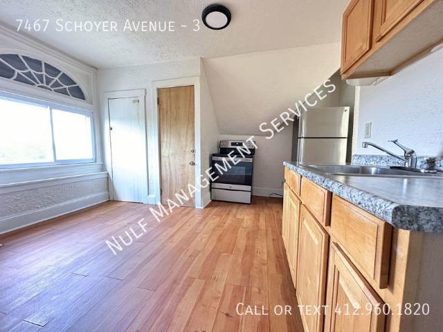 1 BR, 1 BA Apartment 7467 Schoyer Avenue, Pittsburgh, PA 15218