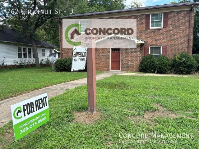 1 BR, 1 BA Apartment 762 Chestnut St, Greensboro, NC 27405