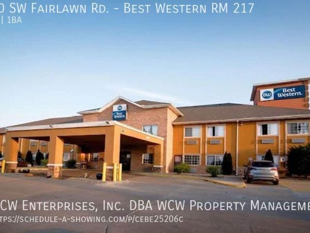 1 BR, 1 BA Apartment 700 SW Fairlawn Rd Topeka, KS 66606