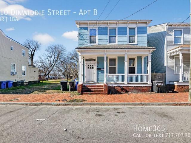 1 BR, 1 BA Apartment 710 Dinwiddie Street, Portsmouth, VA 23704