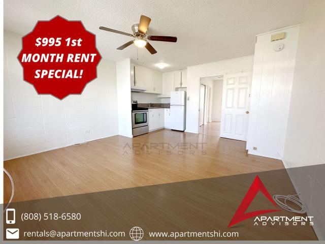 1 BR, 1 BA Apartment 733 Pensacola St, Honolulu, HI 96814