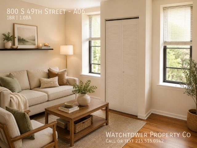 1 BR, 1 BA Apartment 800 S 49th Street, Philadelphia, PA 19147
