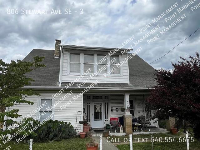 1 BR, 1 BA Apartment 806 Stewart Ave SE, Roanoke, VA 24013