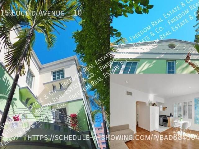 1 BR, 1 BA Apartment 815 Euclid Avenue, Miami Beach, FL 33139