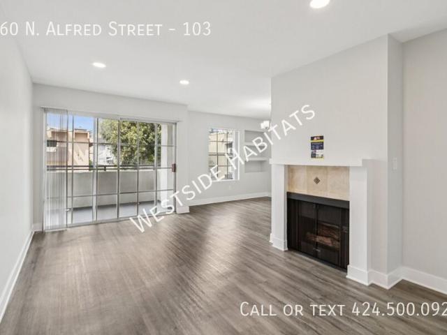 1 BR, 1 BA Apartment 960 N. Alfred Street, Los Angeles, CA 90069