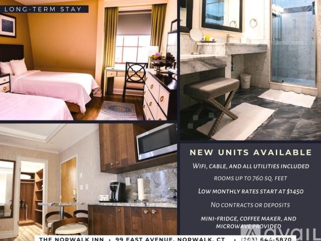 1 BR, 1 BA Apartment 99 East Avenue, Unit Hotel Room 600, Norwalk, CT 06851