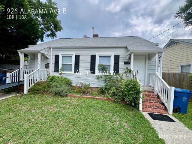 1 BR, 1 BA Apartment 926 Alabama Ave B, Durham, NC 27705