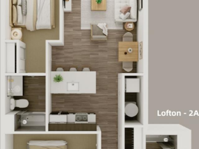 1 BR, 2 BA Apartment 2611 East 3rd Street Unit 1 bed, 2 baths, $875, Bloomington, IN 47401
