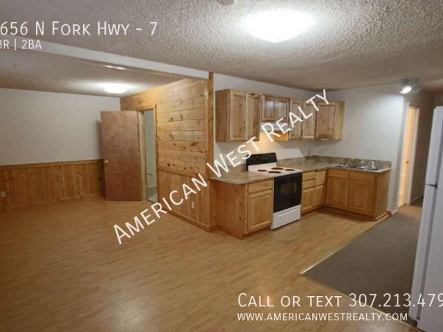1 BR, 2 BA Apartment 3656 N Fork Hwy, Cody, WY 82414