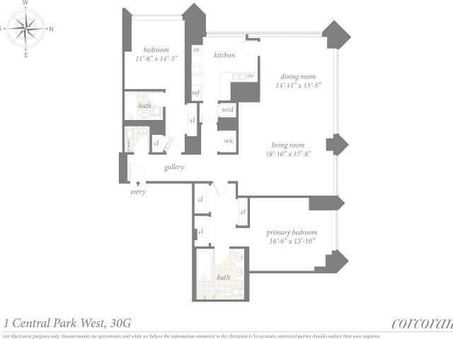 1 Central Park West, Unit 30G