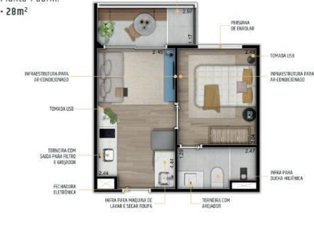 1 dorm 28m em Perdizes ! a partir de 350mil,lazer completo ! oportunidade !