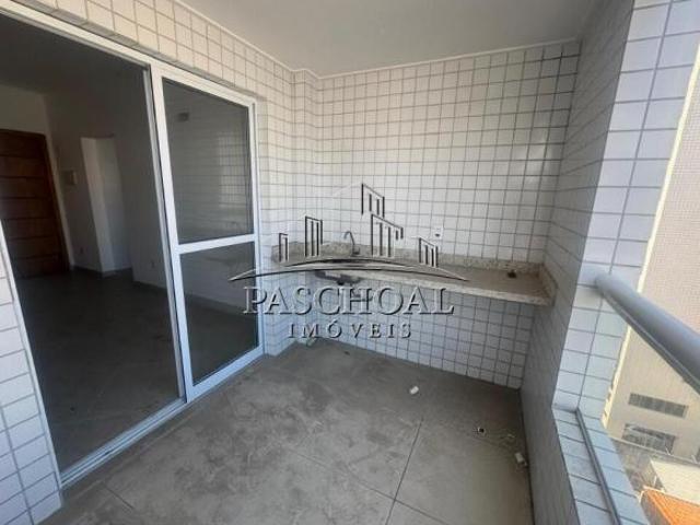 Apartamento á venda 1 dormitorio c/sacada gourmet, 1 vaga, 55m² R$ 355mil Ocean Praia Grande
