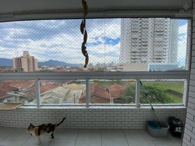 1 Dormitório a 50m da Praia na Vila Caiçara – Frente Rua!