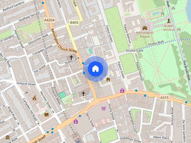 1 Lancer Square, Kensington, London