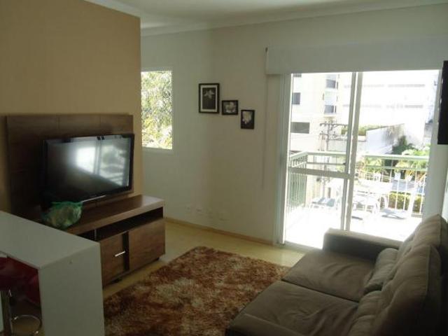 1 Ste, Mobiliado, Terraço ensolarado, 33m², 1 Vaga, Lazer e excelente localização !