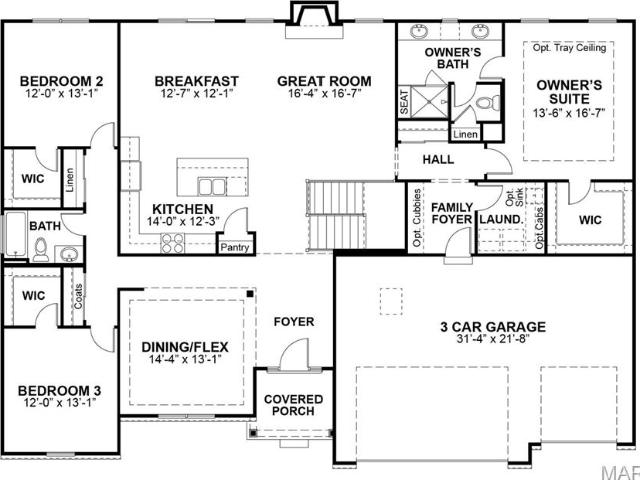 1 The Hemingway At The Reserve At Wildwood, MO 63040 | MLS #26019 | Compass