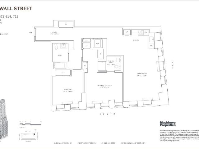 1 Wall Street, Unit 614 | Compass