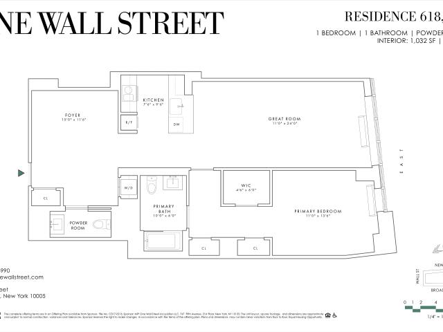 1 Wall Street, Unit 618