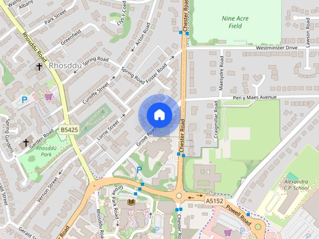 1b The Gardens, Grove Road, Wrexham, LL11 1DY