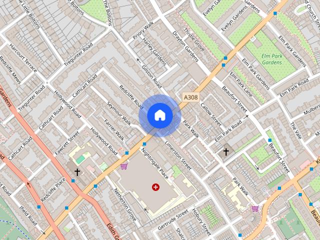 1B Redcliffe Road LONDON SW10