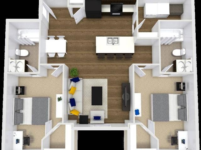 1bed 1bath available