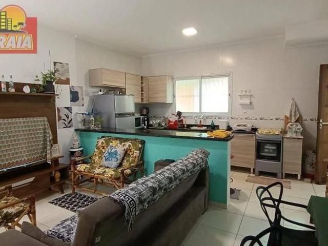 200 Metros da Praia sobrado em condomínio fechado 2 quartos, 60 m² por R$ 320.000 Vila Atlântica