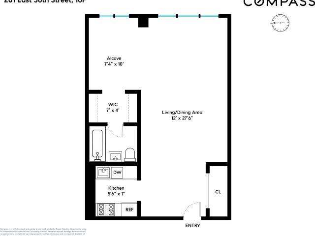 201 East 36th Street, Unit 16F | Compass