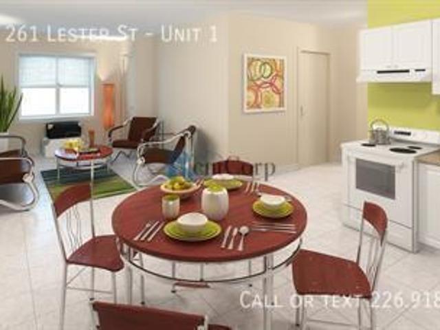 202 261 Lester St, 1 bed, 1 full bath