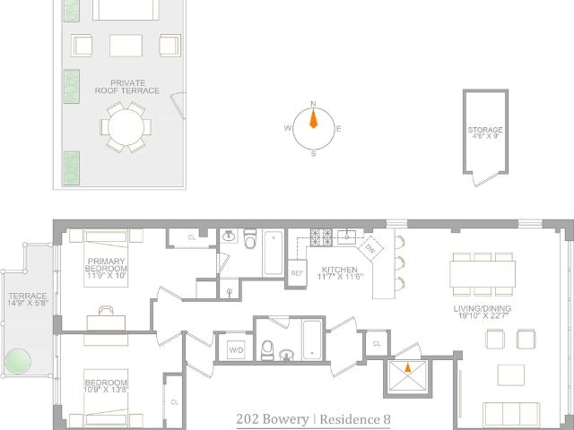 202 Bowery, Unit PH | Compass